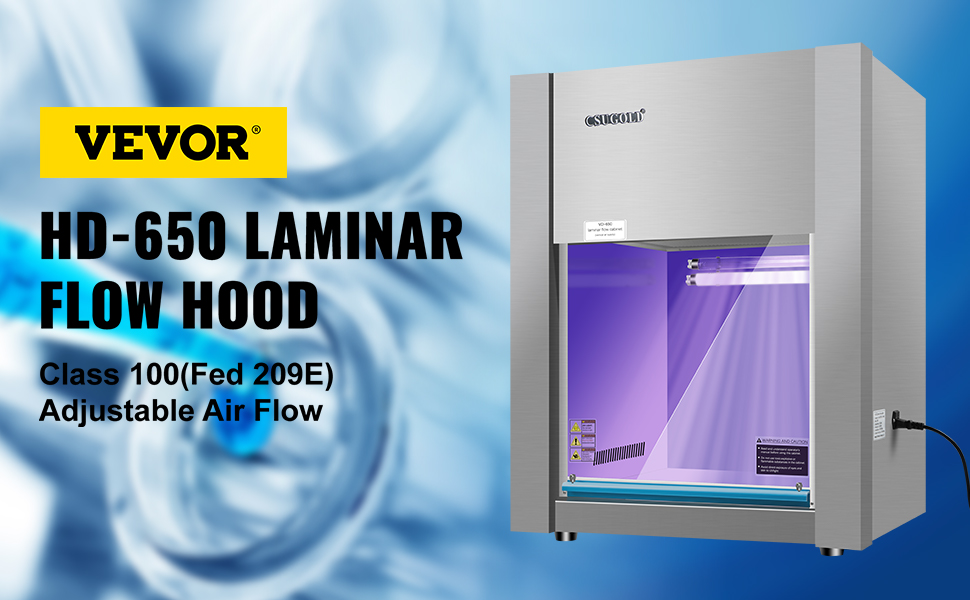 Flow Hood Workstation 2ft Wide Hd-650 Horizontal Laminar Flow Hood Air ...