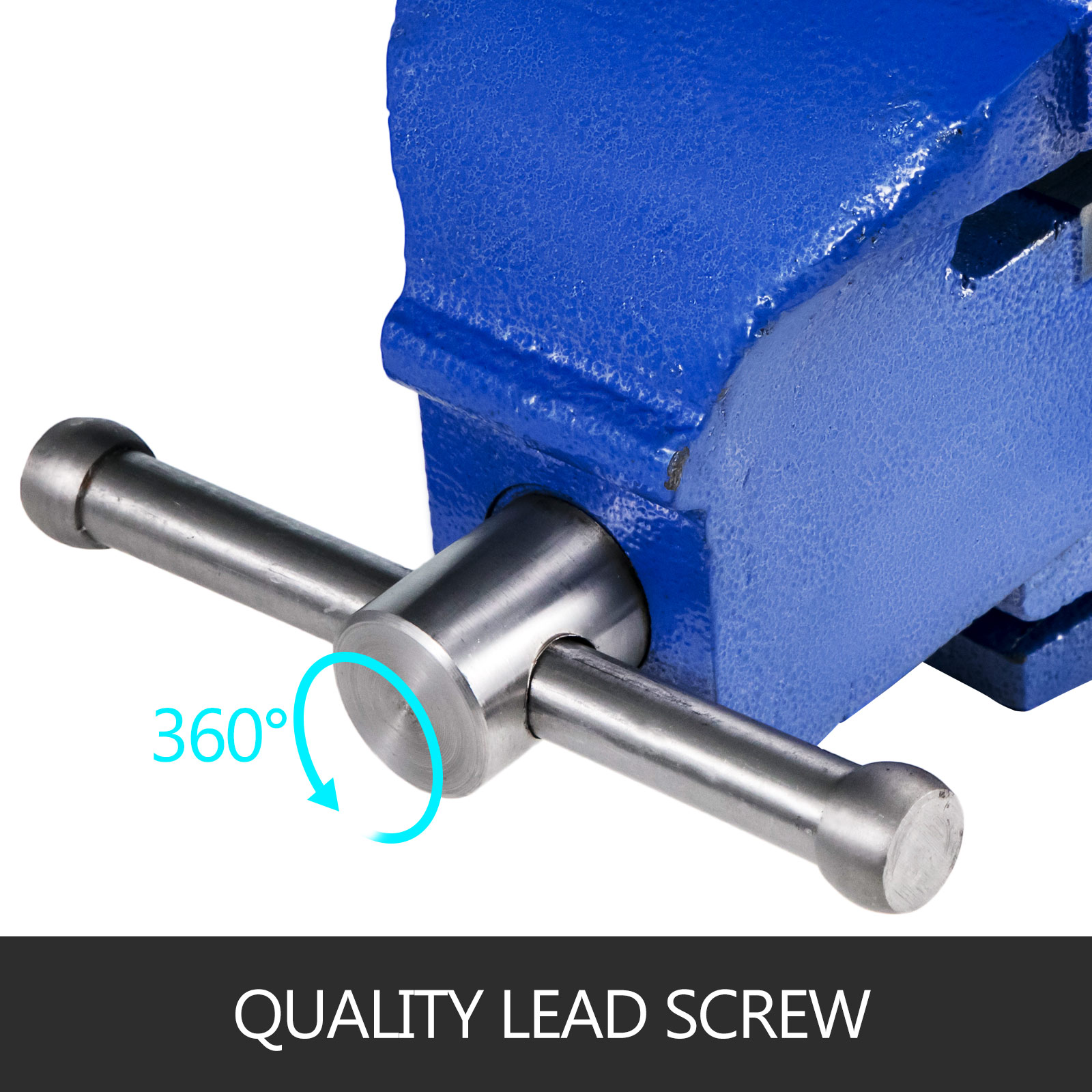 6'' Bench Vise 60lbs Light Duty Kn29 360 Swivel Multipurpose Clamping ...