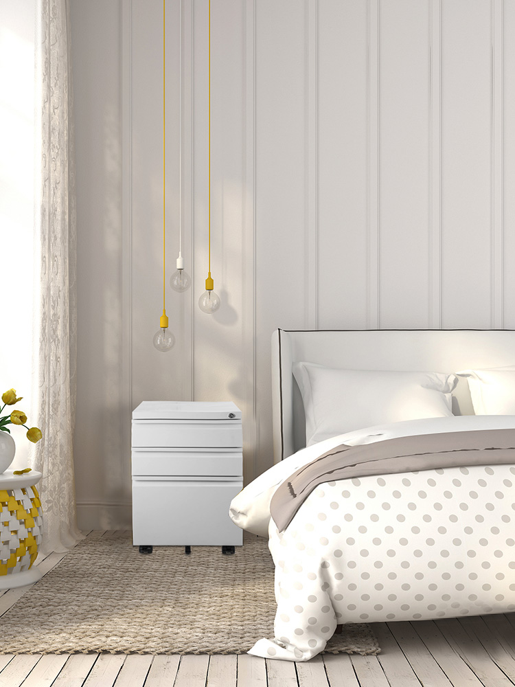 VEVOR Office File Cabinets 19.67 x 15.75 File Cabinet with Lock 3 ...