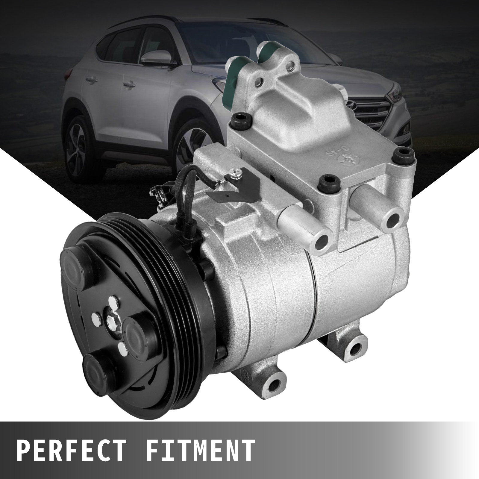 New A/C Compressor for CO 10926C (977012C100) 03-08 Tiburon / 01-06 ...