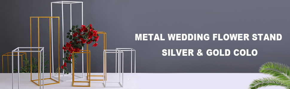 Wedding Flower Stand Metal Vase Stand 11pcs Gold Centerpiece Wedding ...