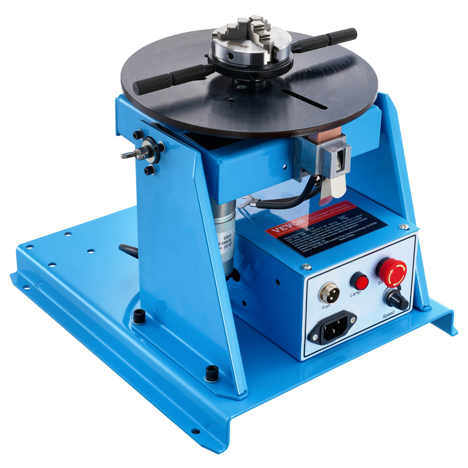 VEVOR 50/1000/30/10KG Rotary Welding Positioner Positioning Turntable ...