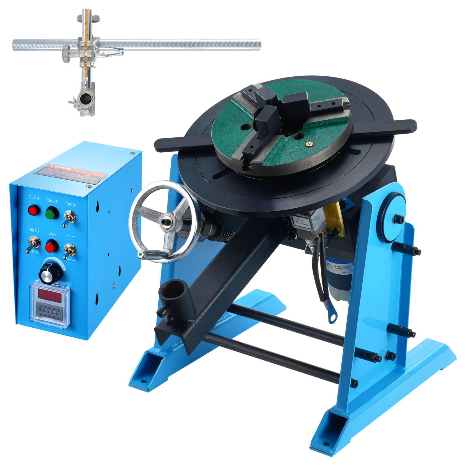 VEVOR 50/1000/30/10KG Rotary Welding Positioner Positioning Turntable ...