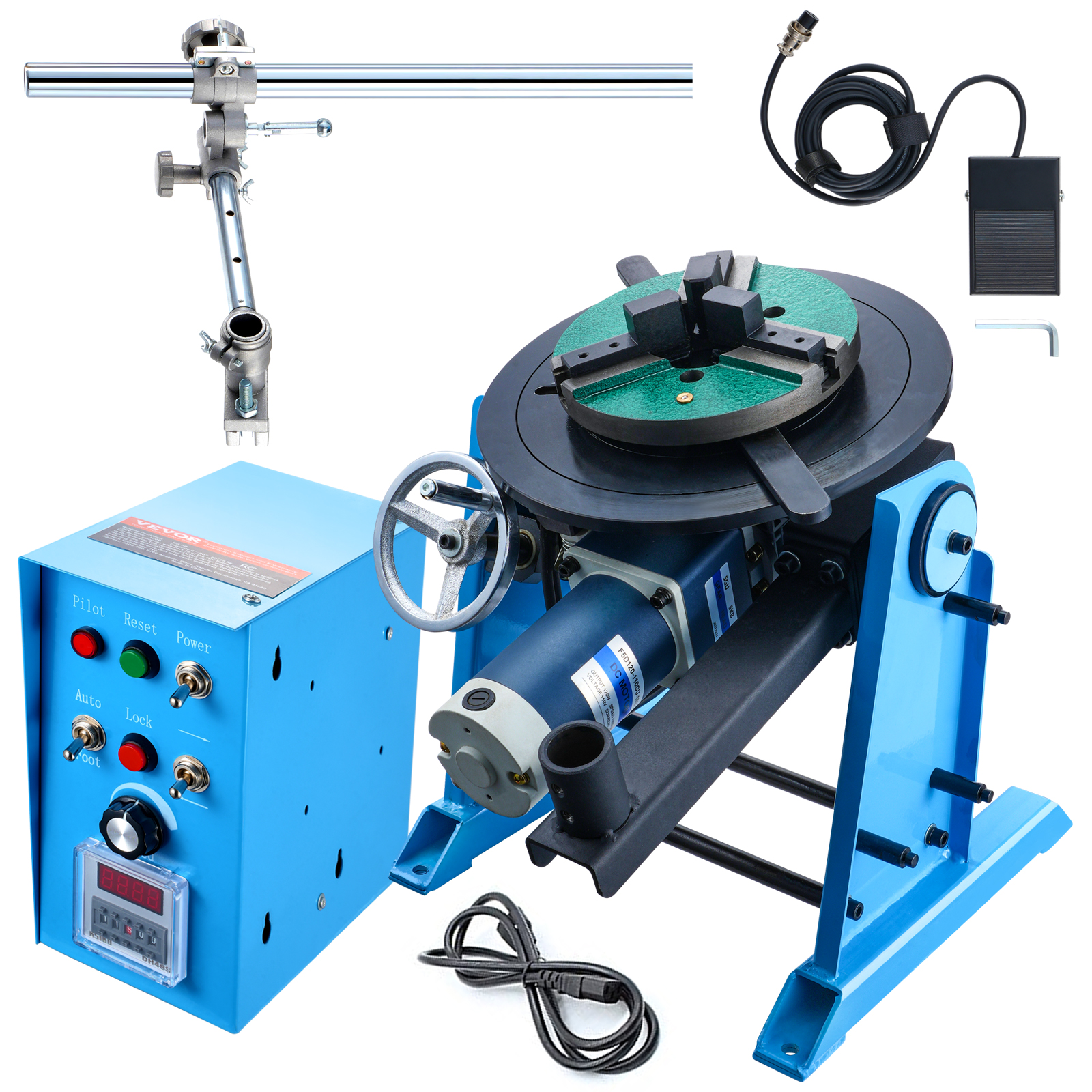 VEVOR 50/1000/30/10KG Rotary Welding Positioner Positioning Turntable ...
