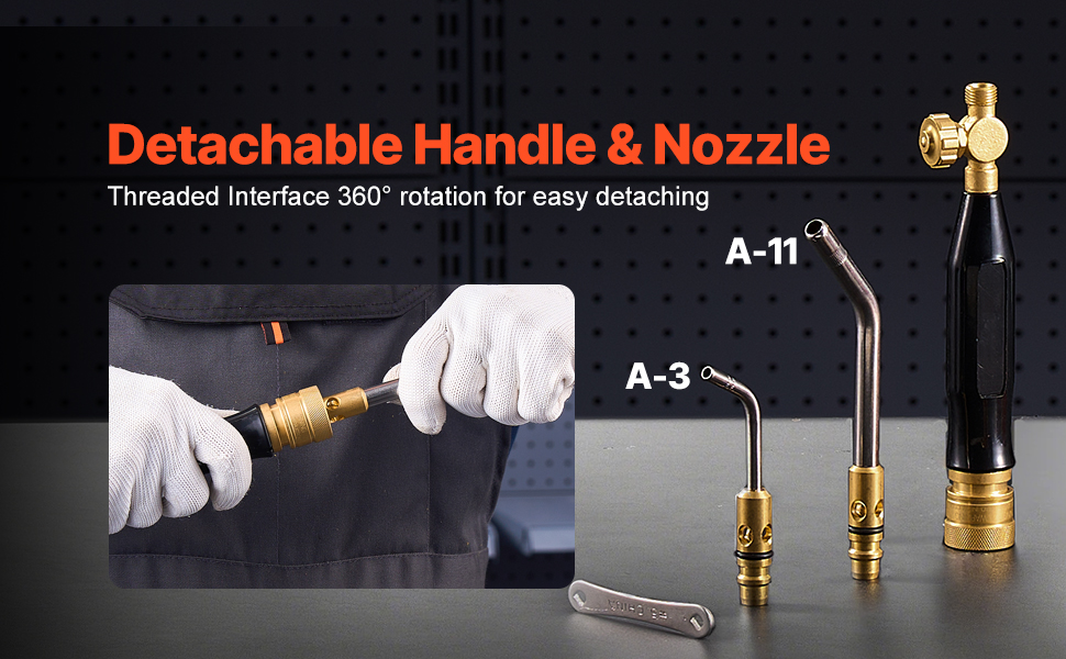 Air Acetylene Torch Kit Gas Torch and Welding Kit W/ Hose Regulator ...