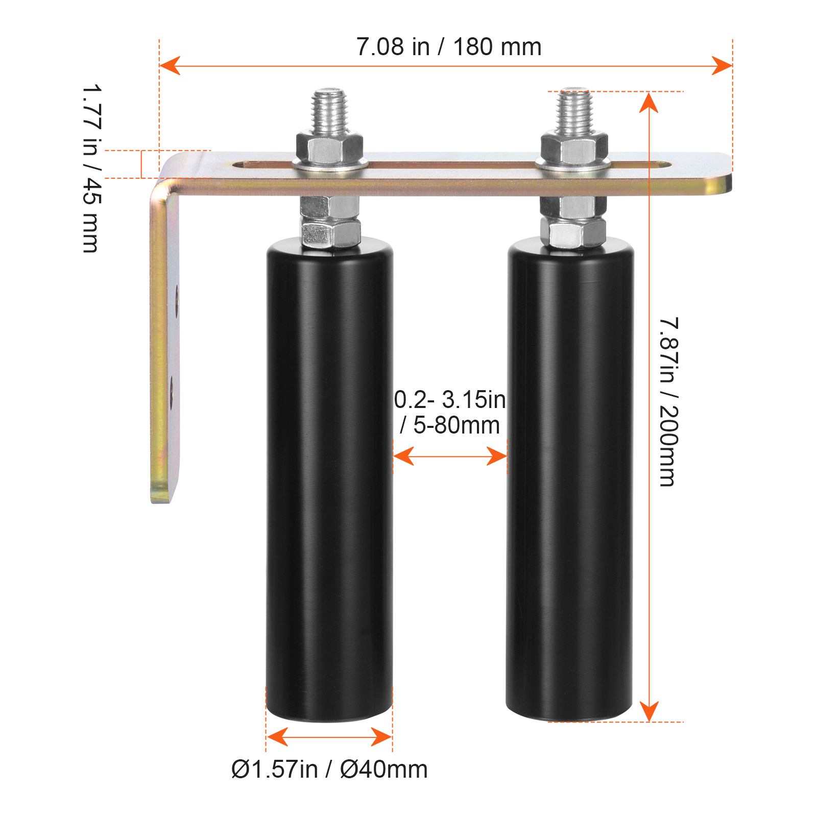 Accessoire pour portail Vevor Kit Portail Coulissant Quincaillerie ...
