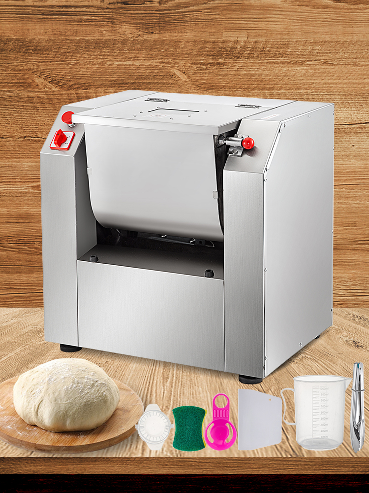 VEVOR Commercial Dough Mixer, 25 KG Kneading Capacity, Flour Mixer Commercial, 2200-Watt, Dough ...