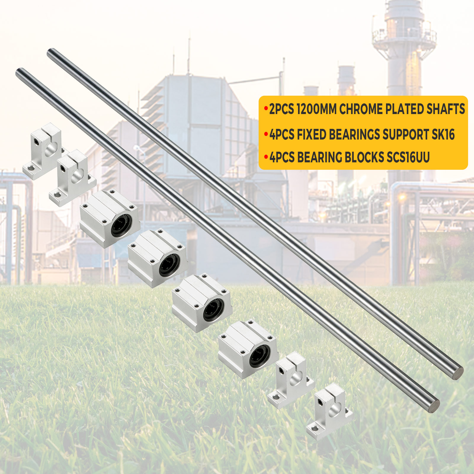 VEVOR Axe Optique Axe Linéaire Rails et Roulements Miniature Rail ...