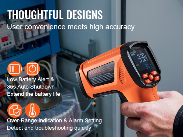 Infrared Temperature Guns Infrared Thermometer MESTEK Temperature Gun ...