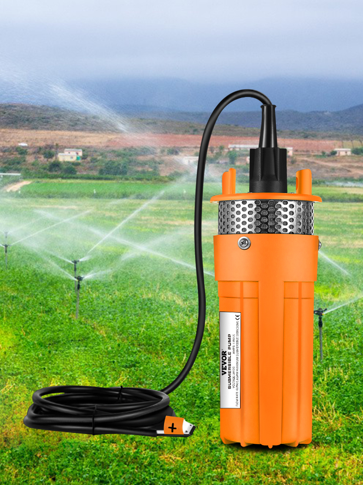 VEVOR VEVOR Submersible Solar Pump Deep Well Pump 24V 70M Self-priming ...