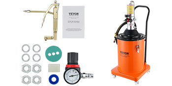 VEVOR Grease Pump, 5 Gallon 20L, Air Operated Grease Pump with 13 ft ...