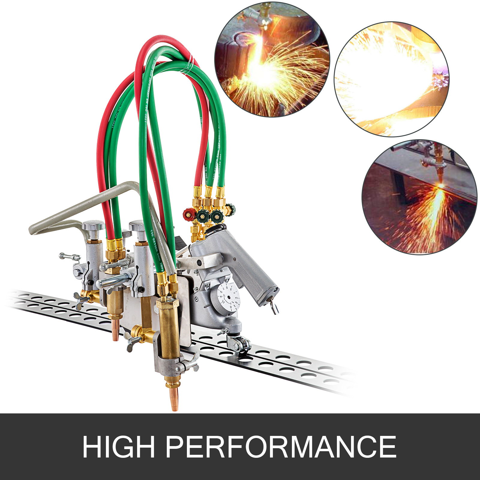 VEVOR HK-93 Gas Cutting Machine 6-30mm Track Cutting Machine 220V with ...