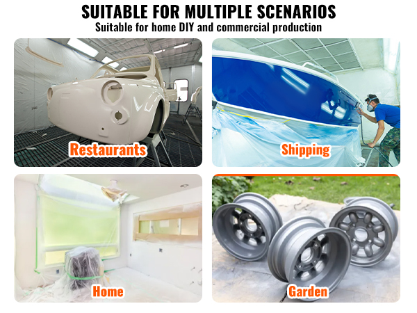 VEVOR Powder Coating System, 50KV Electrostatic Output Powder Coating ...