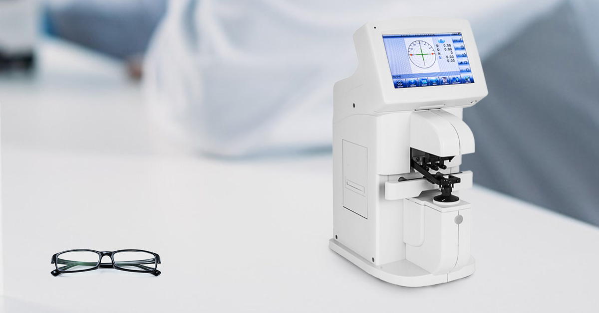 Auto Lensmeter Optical Lensometer 7" Colorful Lcd Touch Screen Pd Data ...