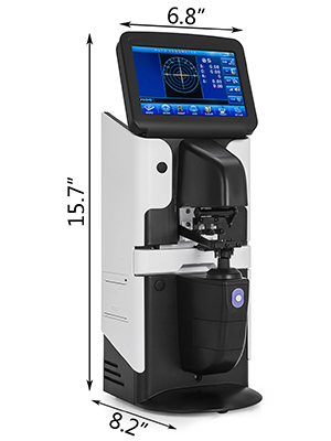 VEVOR JD-2600A 7" LCD Touch Screen Focimeter New Digital Auto Lensmeter ...