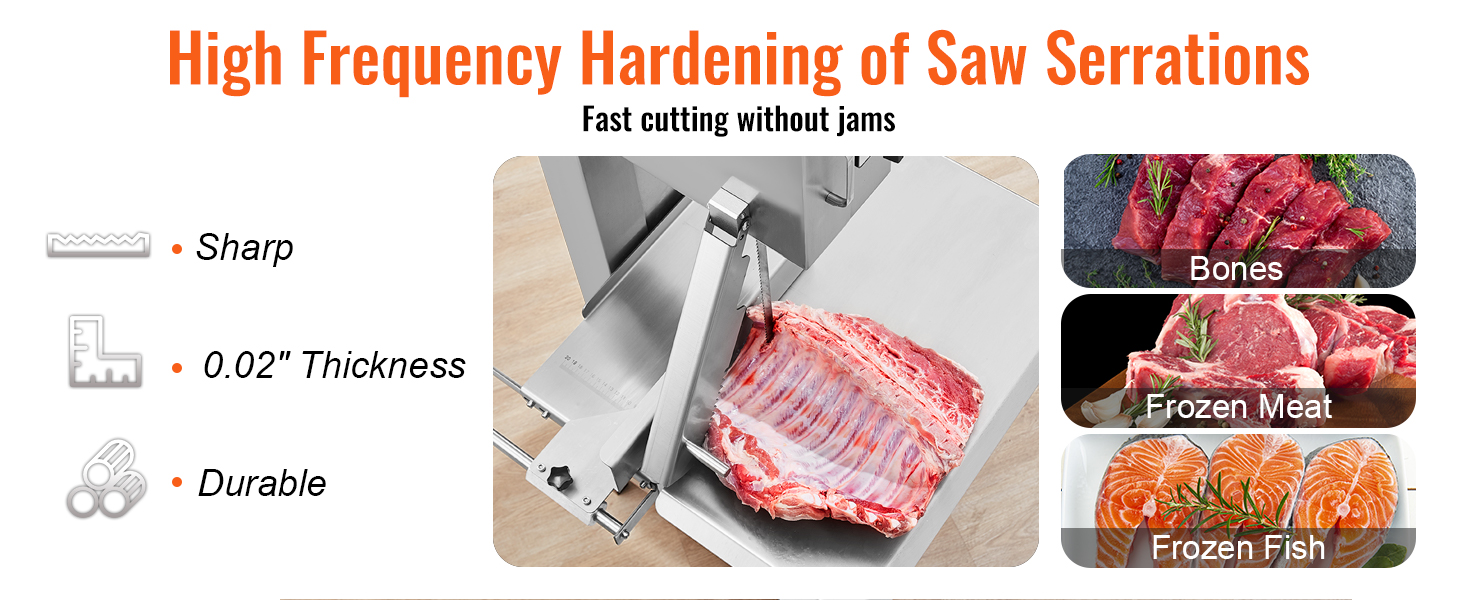 Meat Cutting Machine Carbon Paper VEVOR 5-Pack Meat - 65" Carbon Steel ...