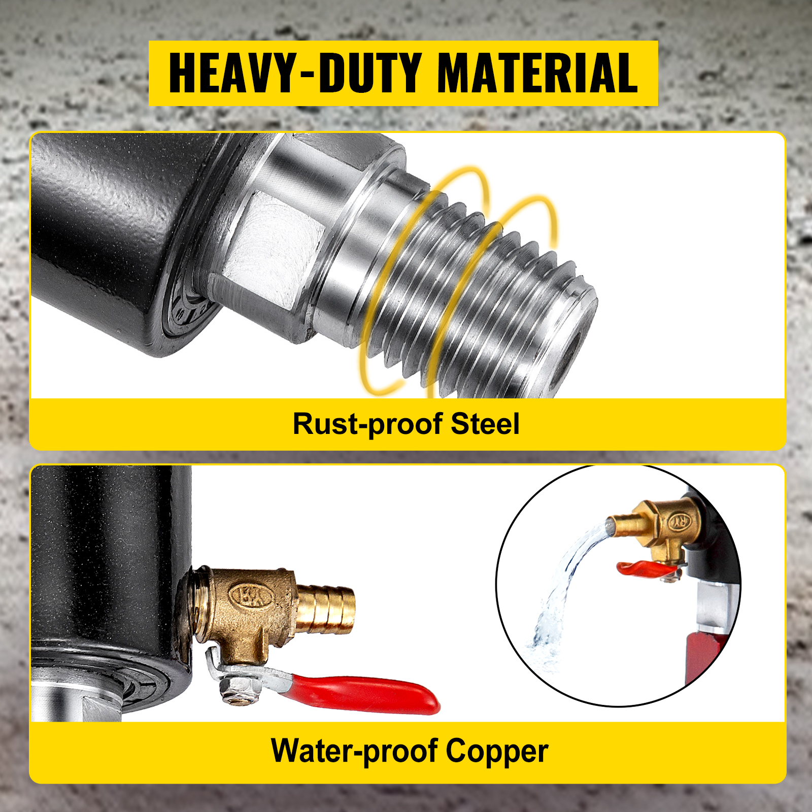 VEVOR Core Drill Machine 305 MM 12 Inches Core Drill Rig Powerful ...