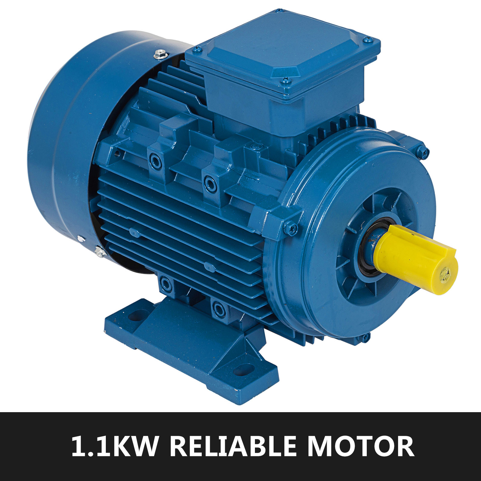 1.1kw 400v 1500 Rpm Premium Electric Motor 3phase B3 Rigid Base 1500 ...