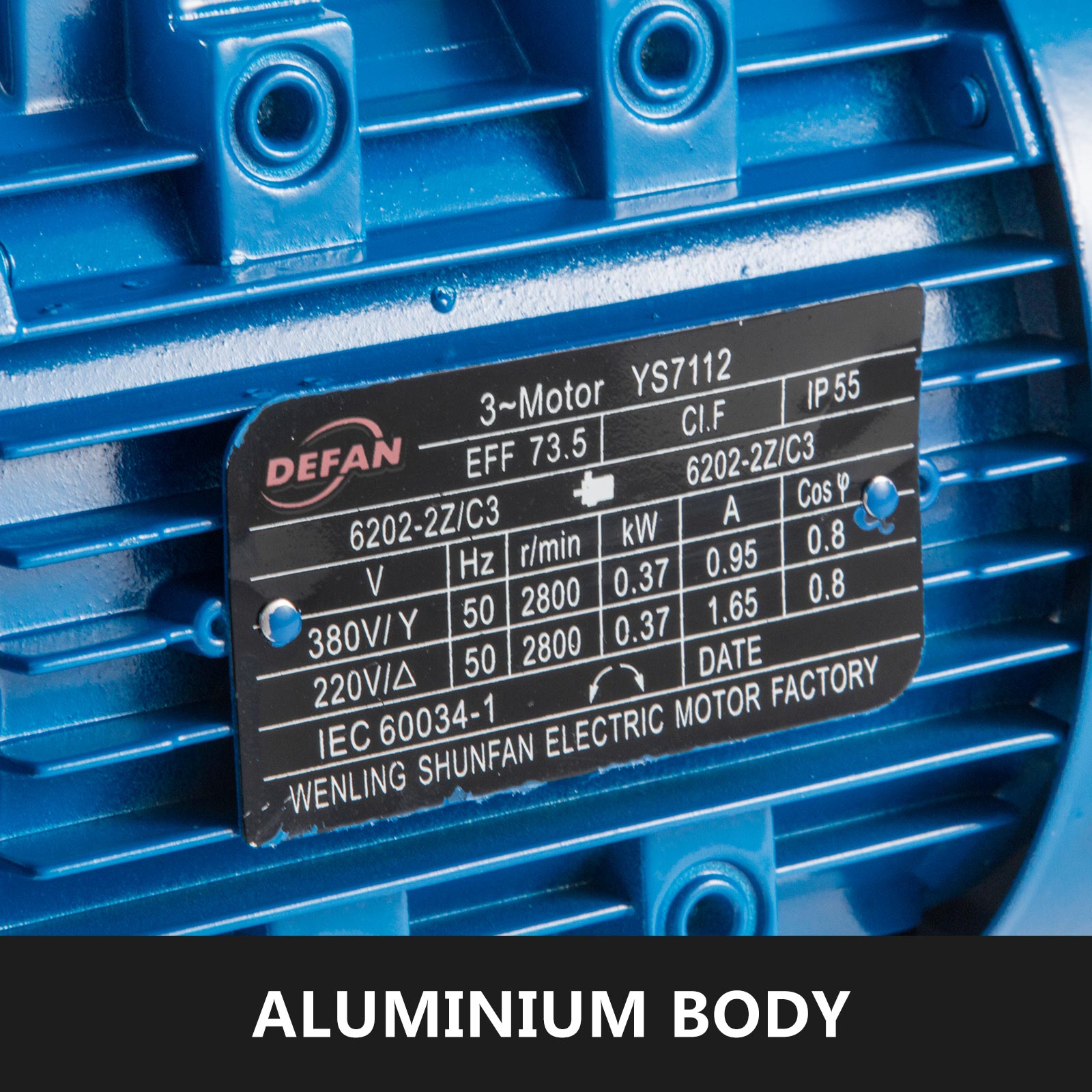 Rigid Base Motor 3 Phase B5 Mounting 3000rpm 380v Voltage 2 Pole Power ...