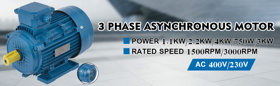 Premium Electric Motor 3phase 3000rpm Blue Ac 3000 Rpm Motor Rigid Base ...
