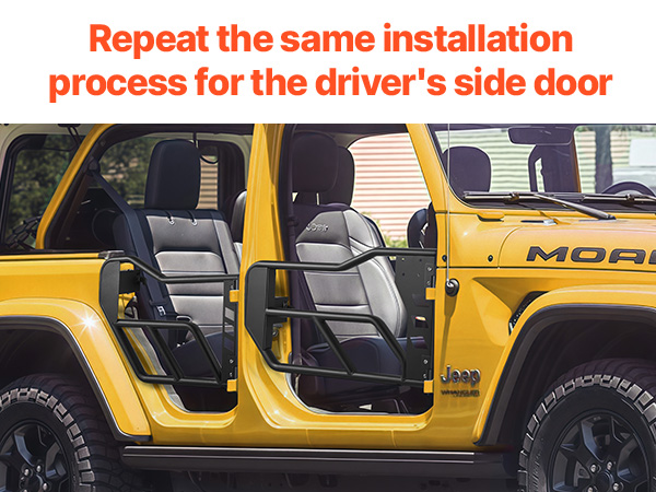 4-Door Jeep Tube Doors Jeep Tubular Door for 2007-2018 Jeep Wrangler JK ...