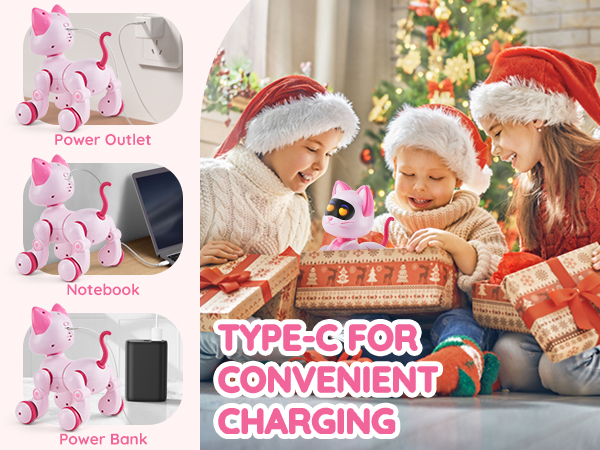 VEVOR RC Robot Cat Toy for Kid Talking Dancing Touch Remote Control ...