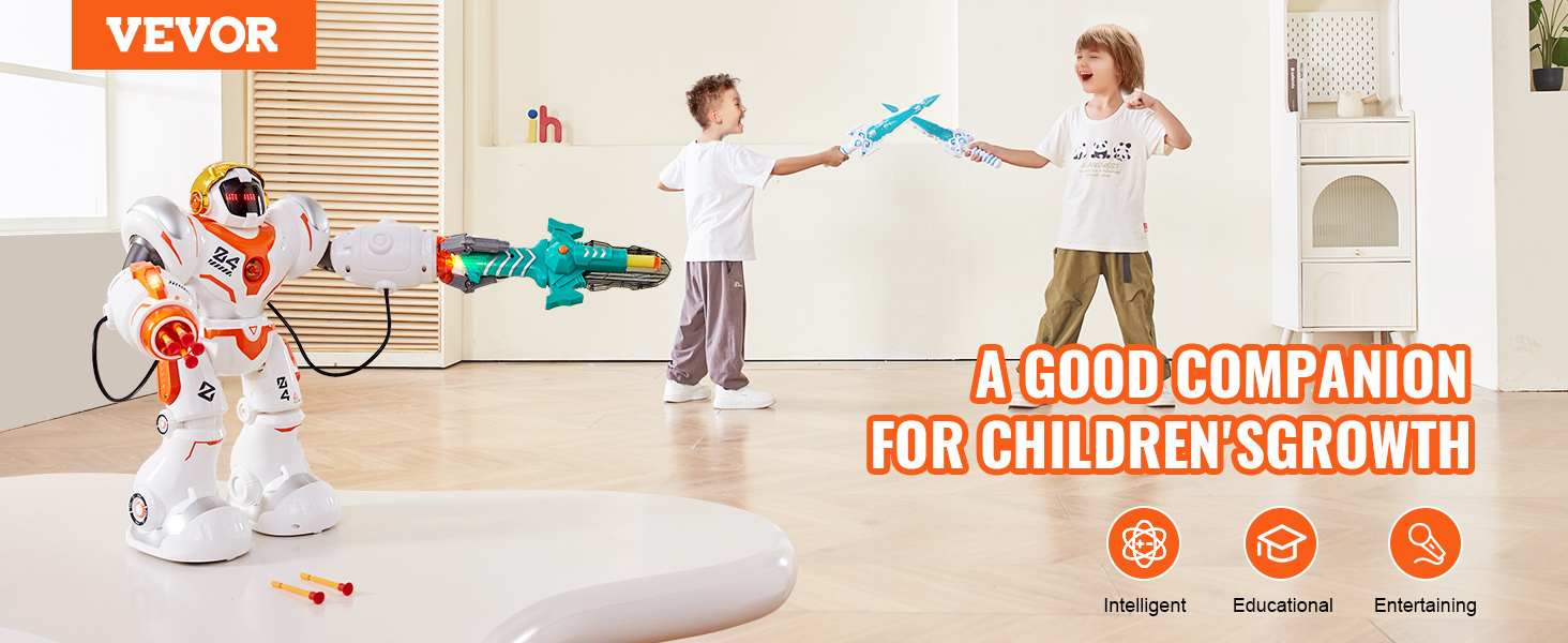 VEVOR RC Robot Toy Battle Robot for Kids Remote Control Robotic Toy ...