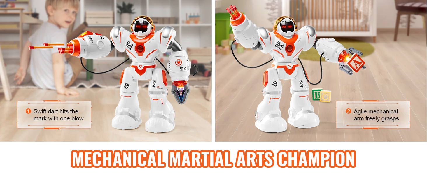 VEVOR RC Robot Toy Battle Robot for Kids Remote Control Robotic Toy ...