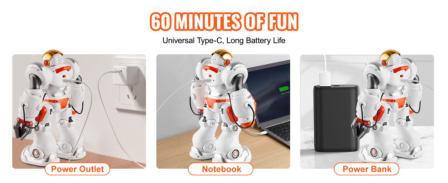 VEVOR RC Robot Toy Battle Robot for Kids Remote Control Robotic Toy ...