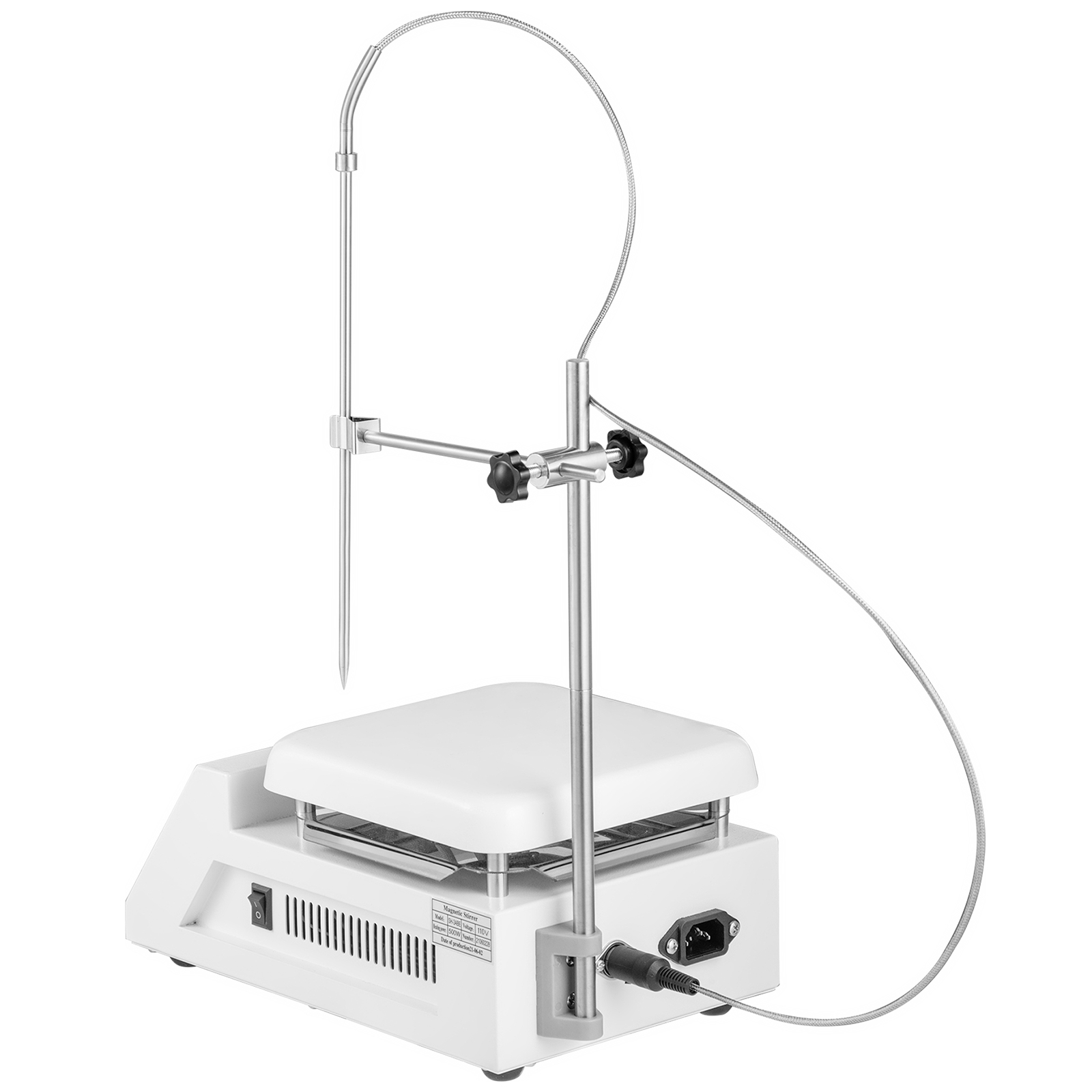 VEVOR Magnetic Stirrer Hot Plate Digital Hotplate Stirrer Mixer 2L/1L w/ Stand | eBay
