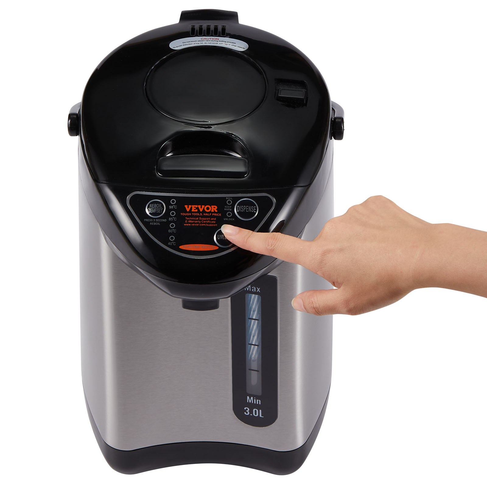 Hot Water Dispenser 3/4/5 L Electric Countertop Hot Water Tank Warmer ...