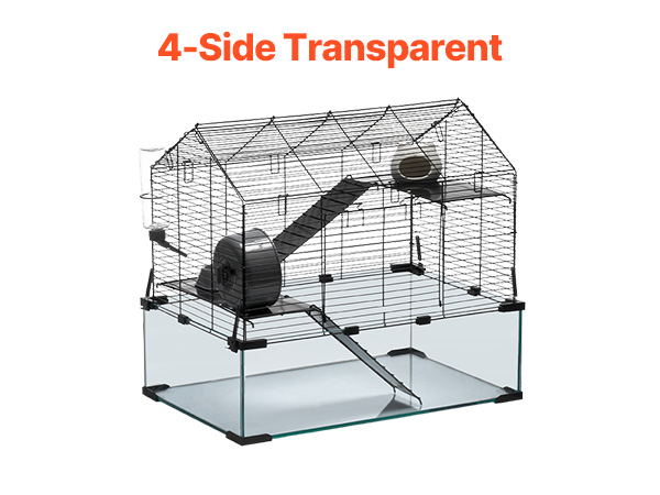 Wire Hamster Cage Habitat 22.8in Pet Rodent Gerbil Mice Small Animal ...
