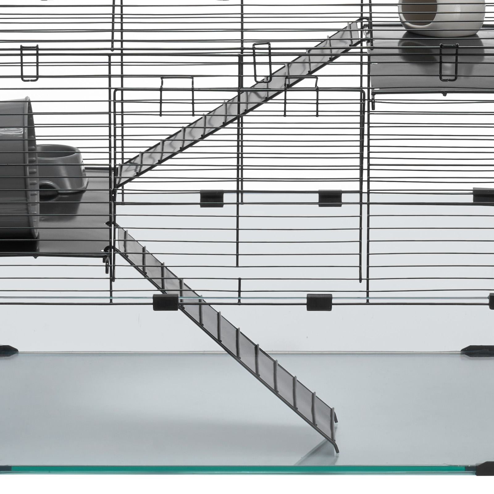Wire Hamster Cage Habitat 22.8in Pet Rodent Gerbil Mice Small Animal ...
