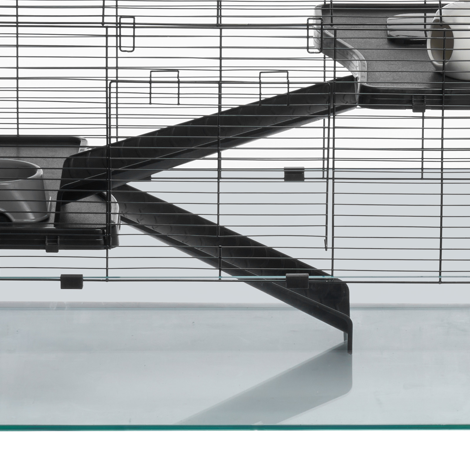 Wire Hamster Cage Habitat 29.5in Pet Rodent Gerbil Mice Small Animal ...