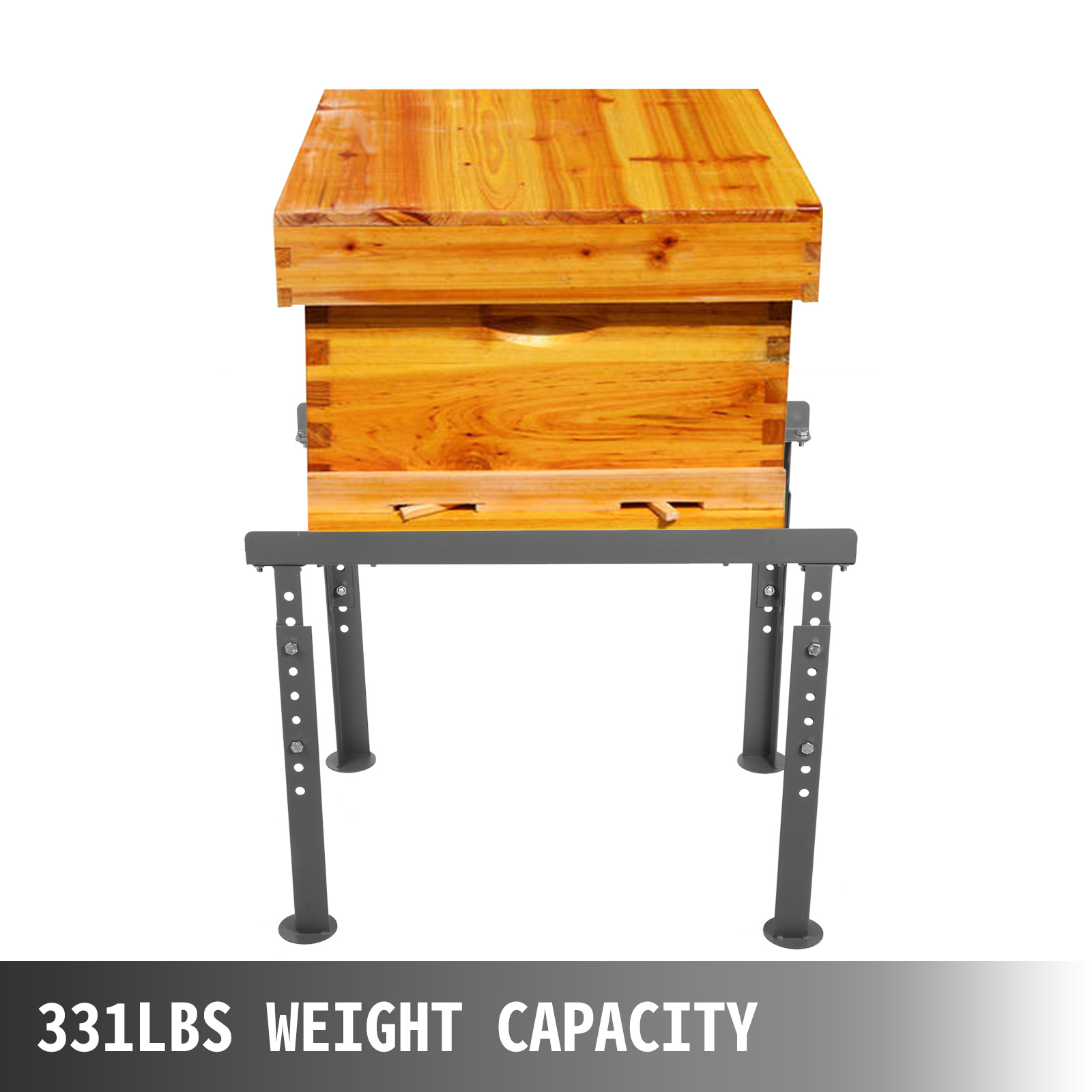 2pcs Metal Bee Hive Stand Adjustable Leg Hive Frame Holder Hive ...