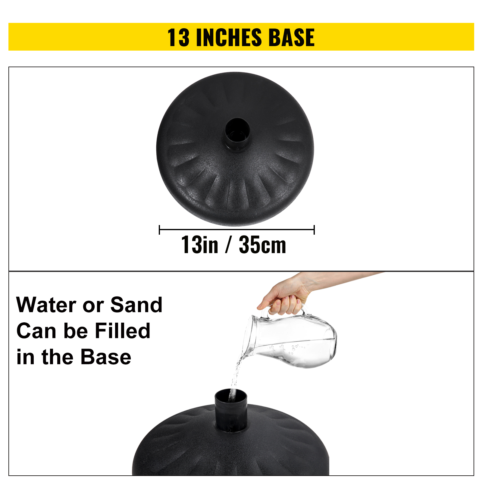 VEVOR Plastic Stanchion, 4pcs Chain Stanchion, Outdoor Stanchion w/ 4 x ...