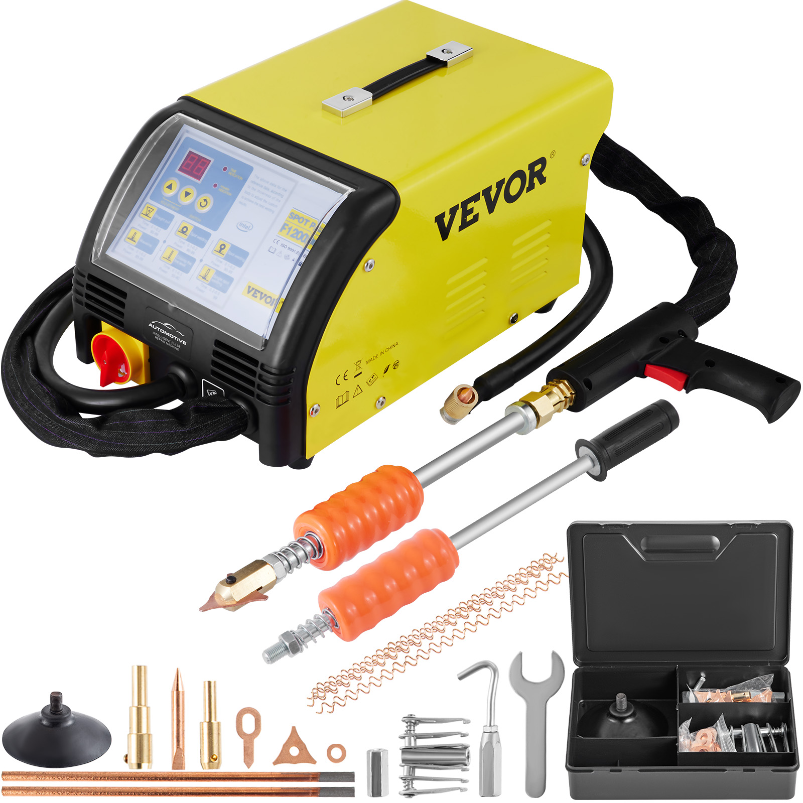 VEVOR Stud Welding Machine Weld Dent Puller 6000A Spot Welder Car Body ...
