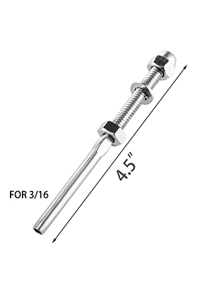 VEVOR 52 Pack Cable Railing Swage 3/16 Inch Stainless Steel Railing ...