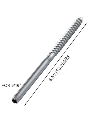 VEVOR 52 Pack Cable Railing Swage 3/16 Inch Stainless Steel Railing ...