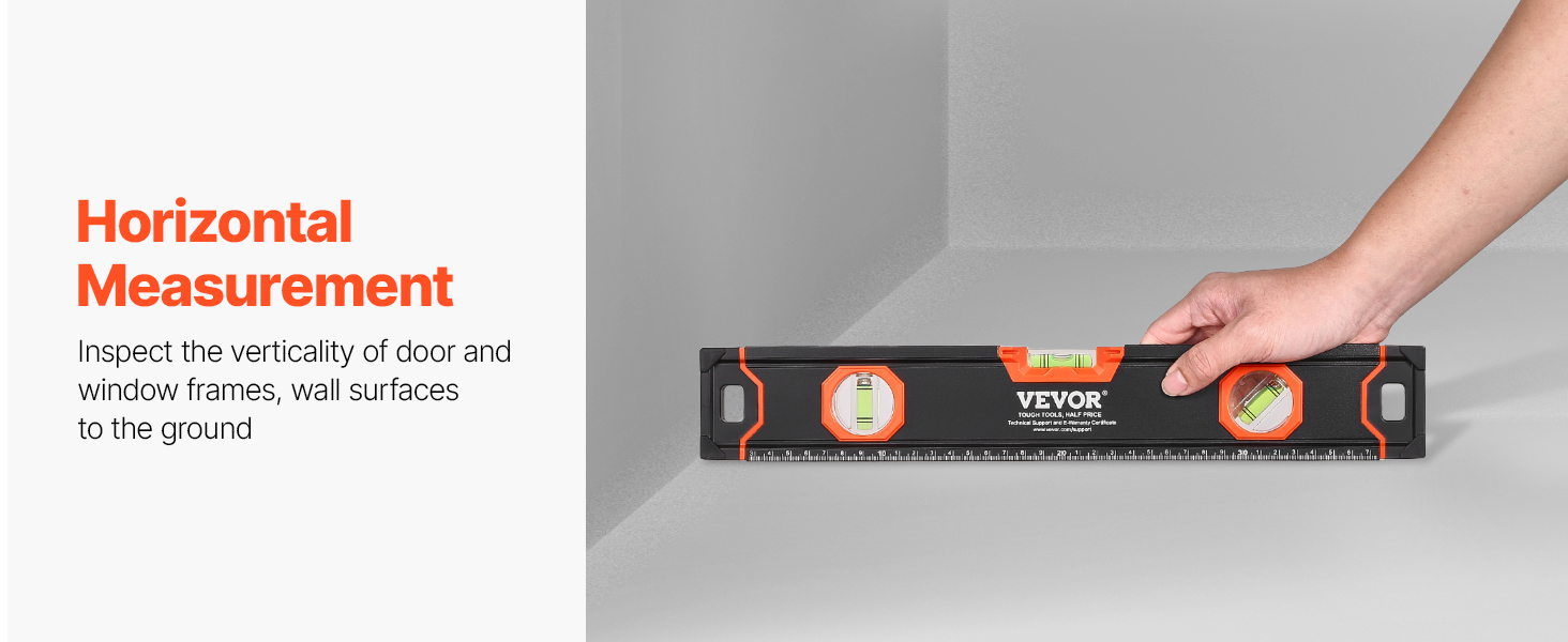 4-Piece Magnetic Torpedo Level Aluminum Alloy 48/24/16/10 Inch with ...