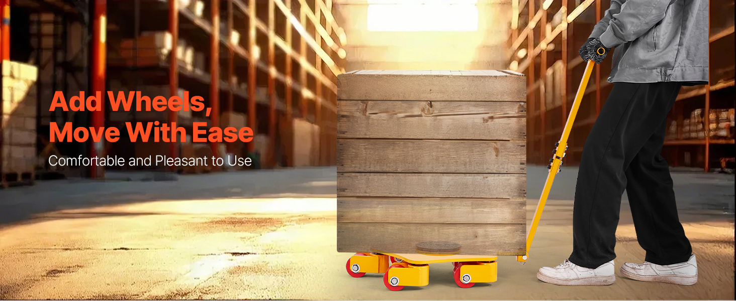 Machine Skate 8800 lbs Machinery Moving Skate with Handle 360° Rotation ...