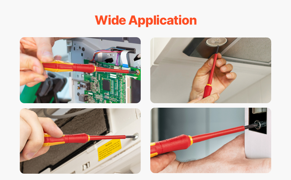 Insulated Screwdriver Set 6-Piece Insulated Tool Set for Electricians ...