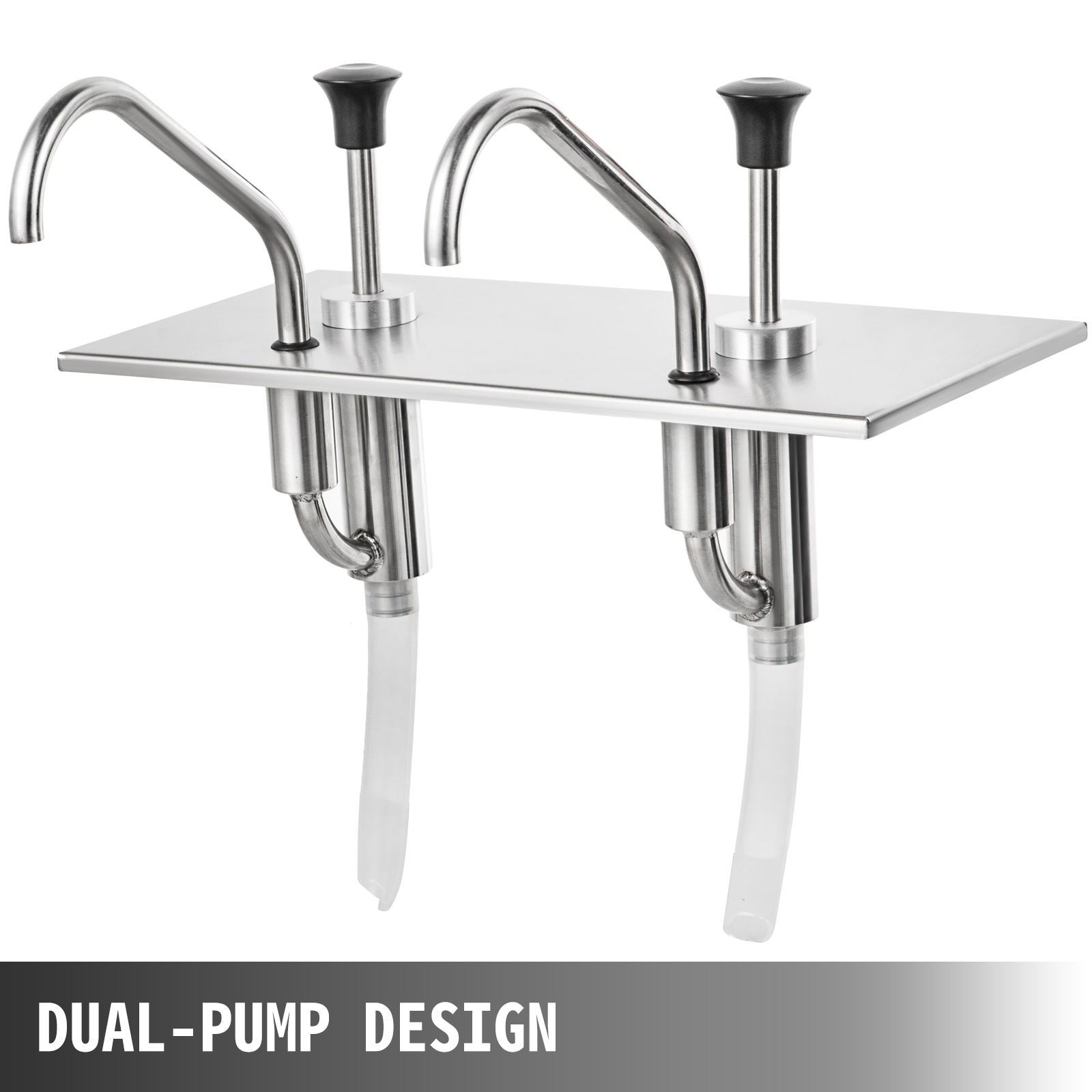 Stainless Steel Sauce Dispenser Dispensing Machine Condiment Pump 2 X2 ...