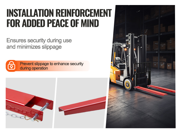 VEVOR Pallet Fork Extensions, 72" Length 4.5" Width, Heavy Duty Carbon ...