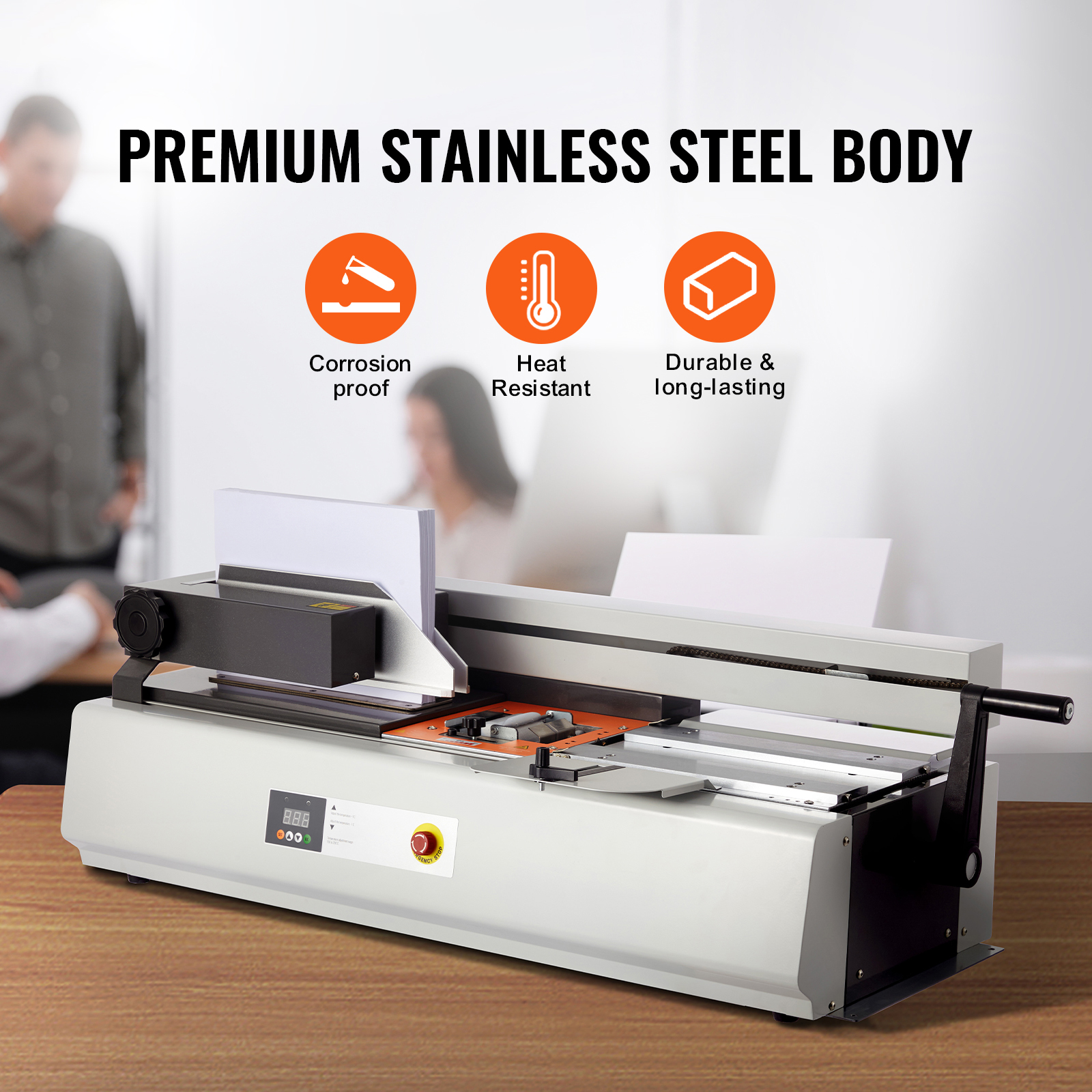 Uimoso Thermal Binding Machine/Covers Thermal Book Binder 400/500 ...