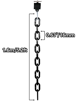 VEVOR Weight Lifting Chains Pairs 16KG Olympic Barbell Chain w/Collars ...