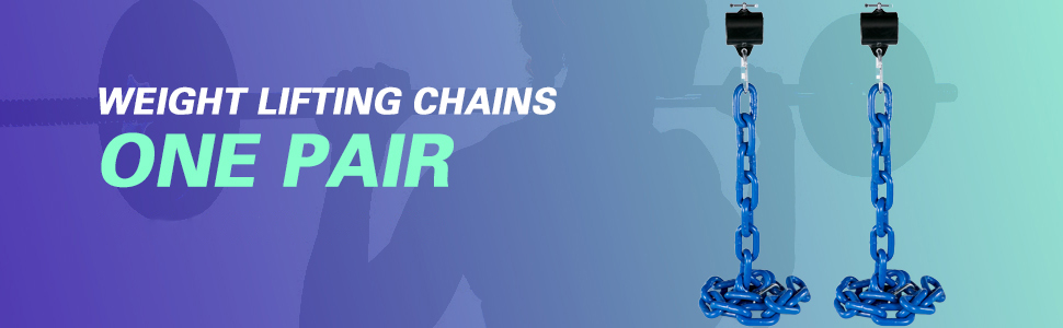 VEVOR Weight Lifting Chains, 1 Pair 35LBS/16kg Weight lifting Chains ...