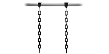 VEVOR 1 Pair Weight Lifting Chains 20KG, Weightlifting Chains With ...