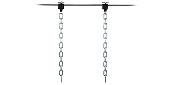 VEVOR Weight Lifting Chains, 1 Pair 44LBS/20kg Weight Lifting Chains ...