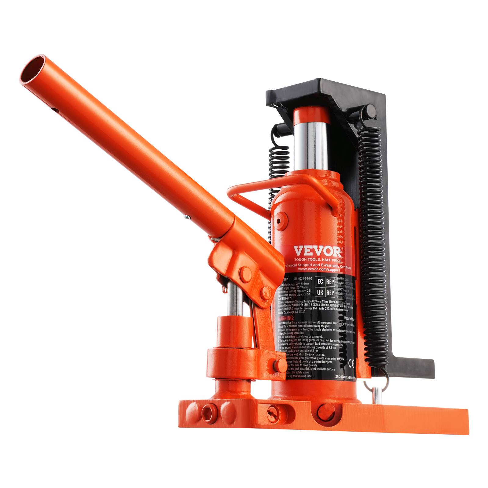 Hydraulic Machine Toe Jack Lift Capacity 2.5/5/10 Ton Toe 5/10/20 Ton ...